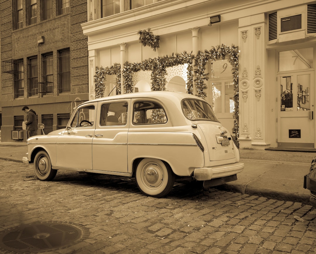 Vintage English Car in NYC - Etsy