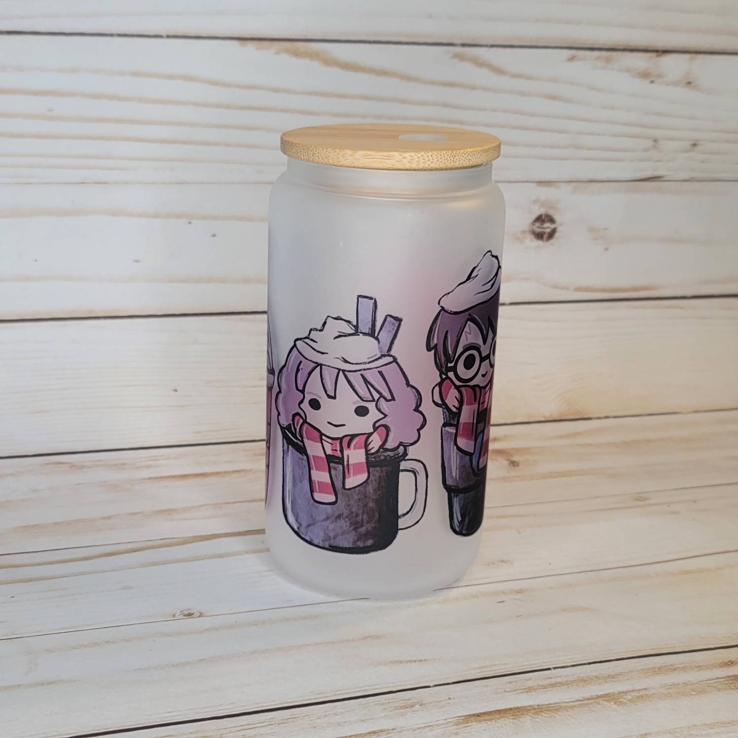 16oz Harry Potter Frosted Glass Sublimation Libbey Can Tumbler - Etsy