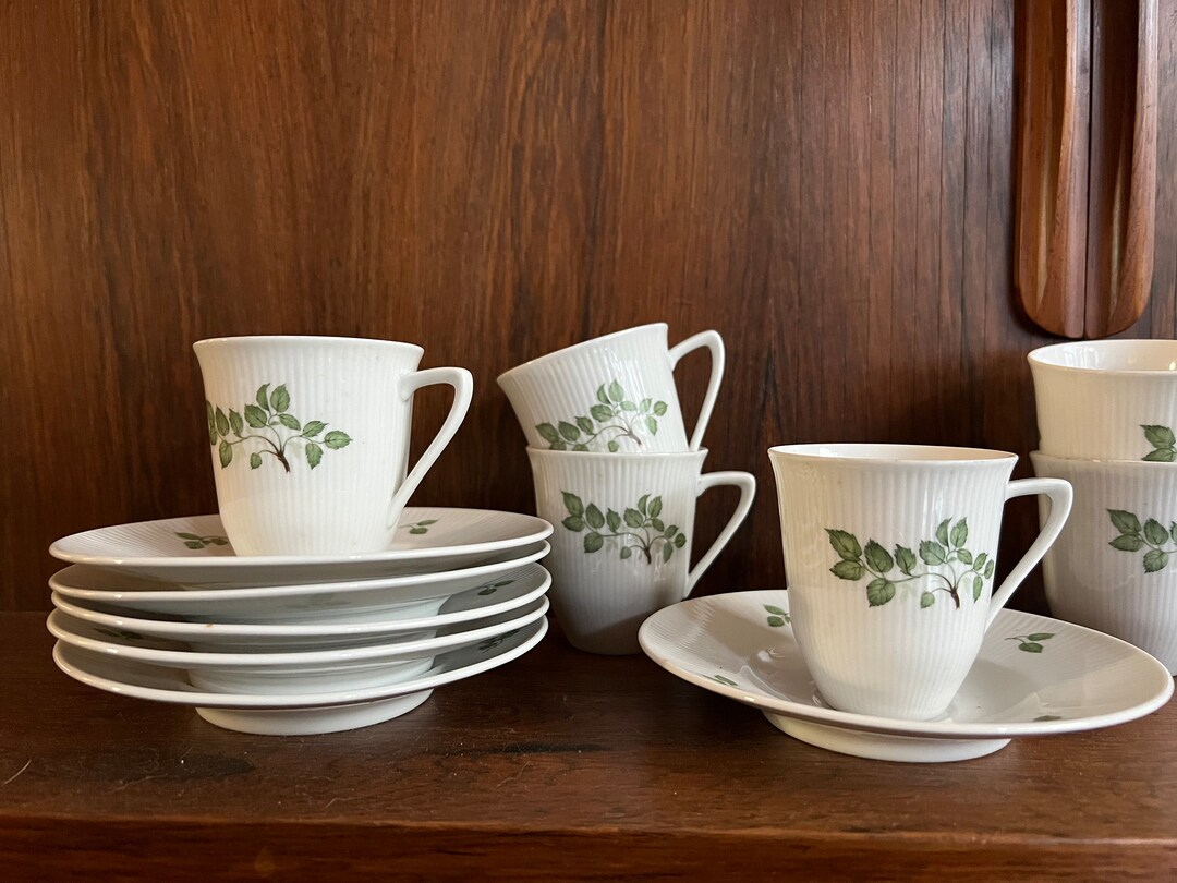 Rorstrand Swedish Rodos Pattern Coffee Set 15 Pieces - Etsy