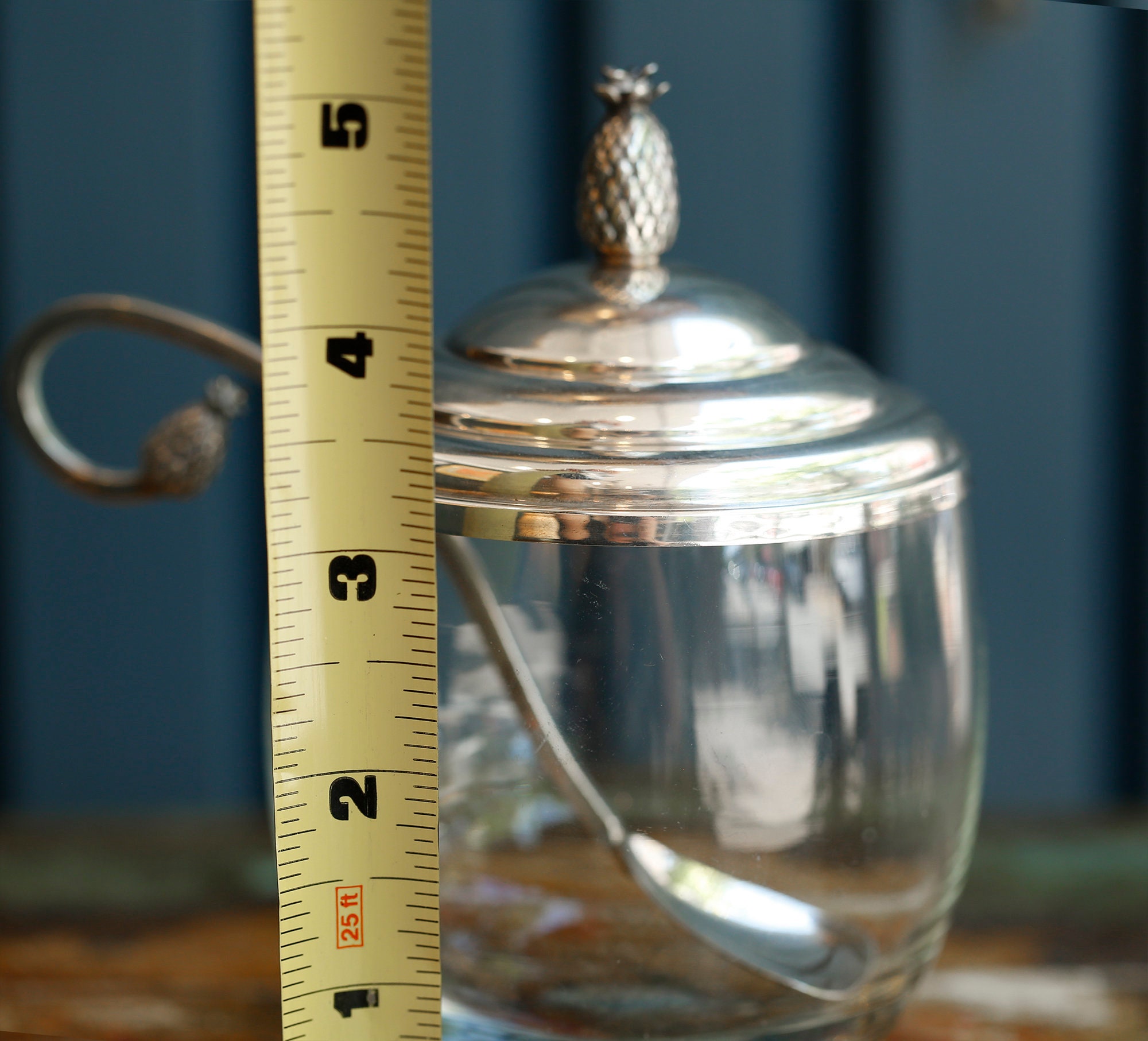 Vintage Cartier Sugar Condiment Bowls With Sterling Cover and Pineapple ...