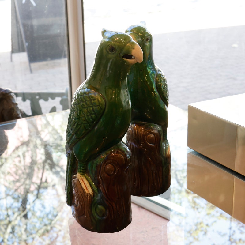 Ceramic Parrot - Etsy