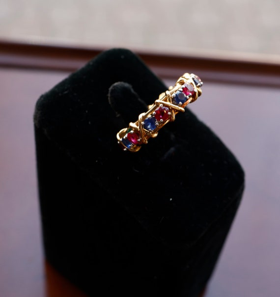 Tiffany rainbow ring store