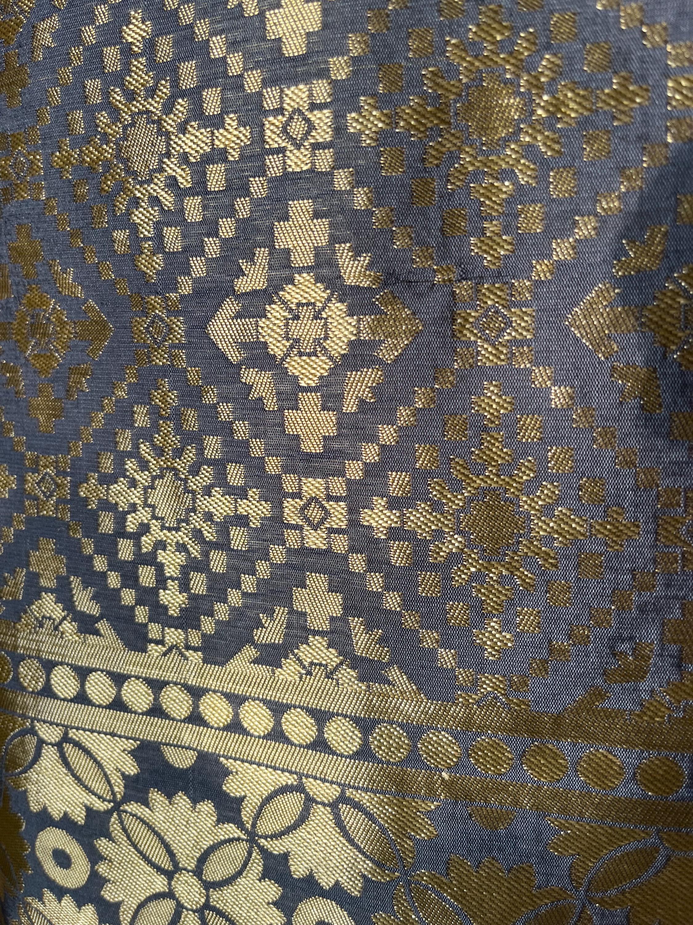 Golden Work on Black Dupatta, Chunri - Etsy