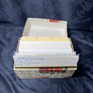 Old Fashioned Penny Candy Paper Recipe Box - Etsy