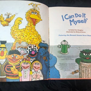 Sesame Street I Can Do It Myself Book - Etsy