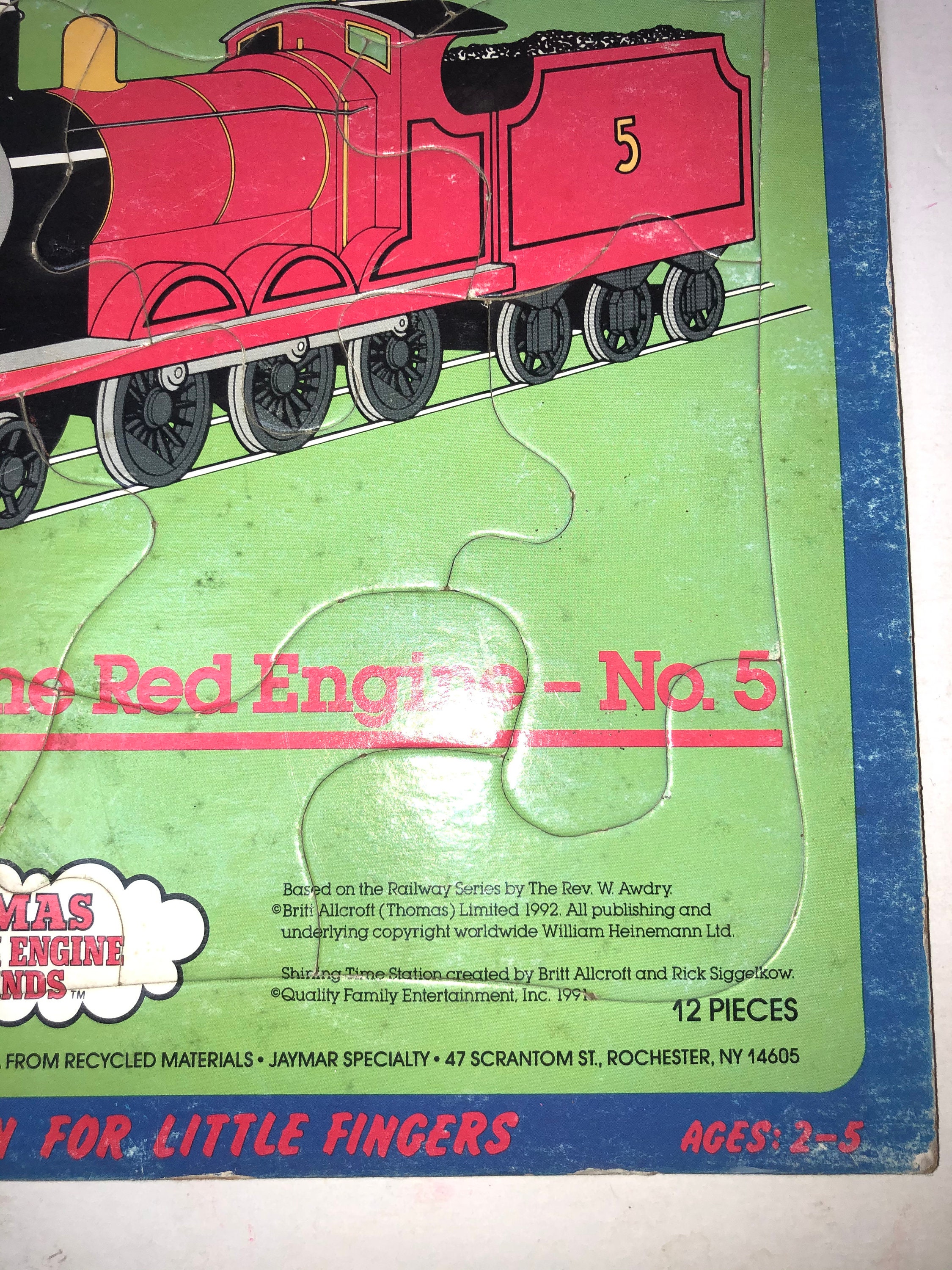 Thomas the Tank Engine Frame Tray Puzzle - Etsy