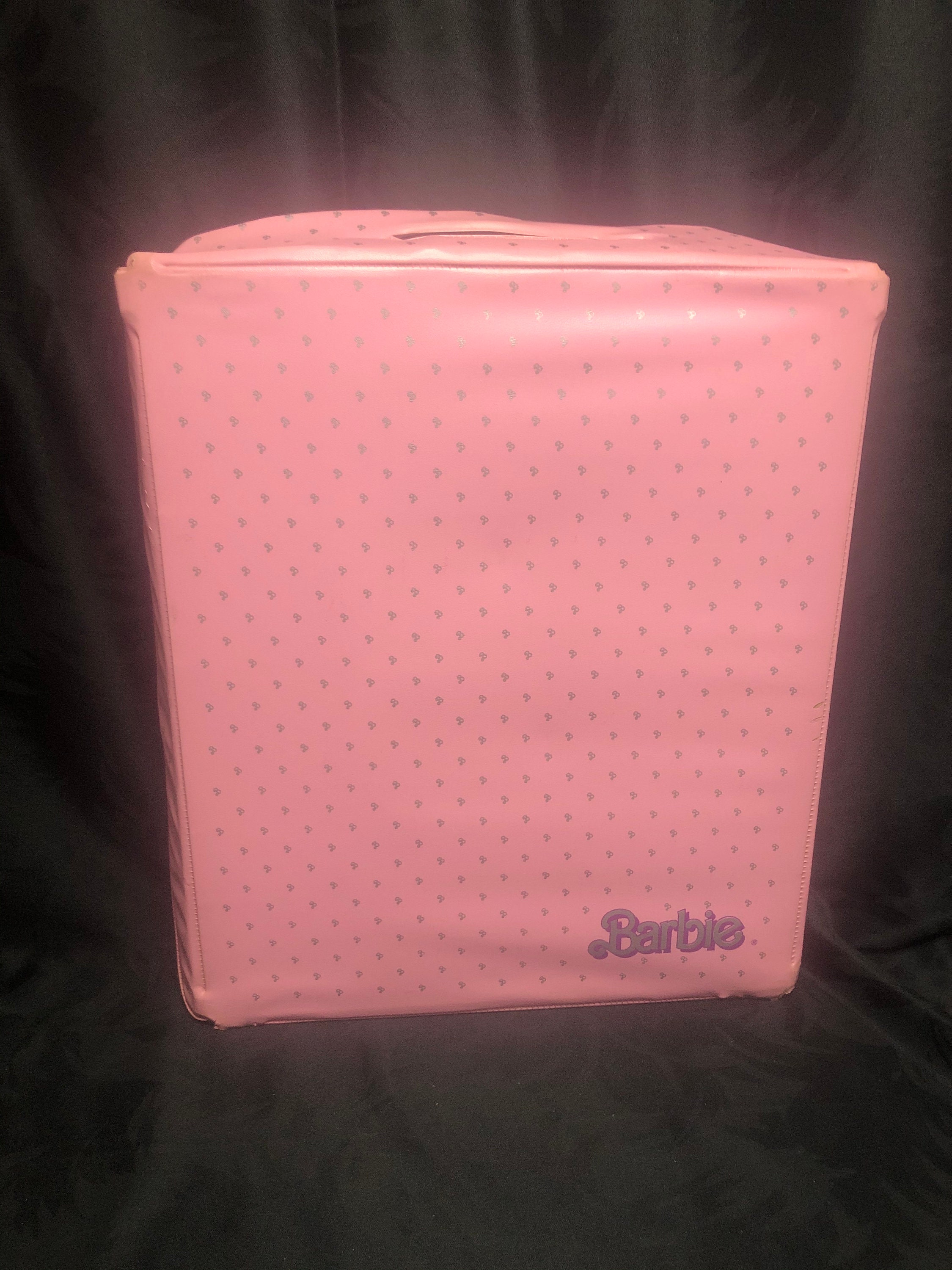 Pink Vinyl Barbie Doll Case - Etsy