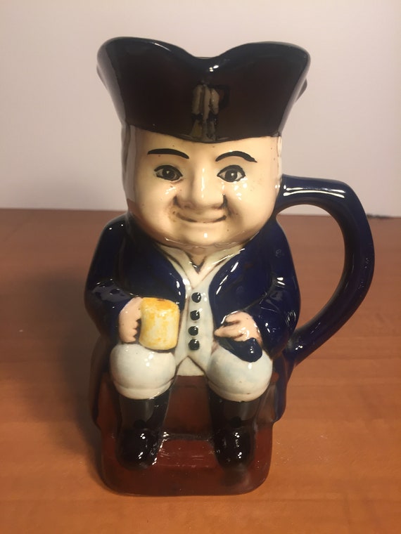Seated Colonial Man Toby Mug Pitcher - Etsy