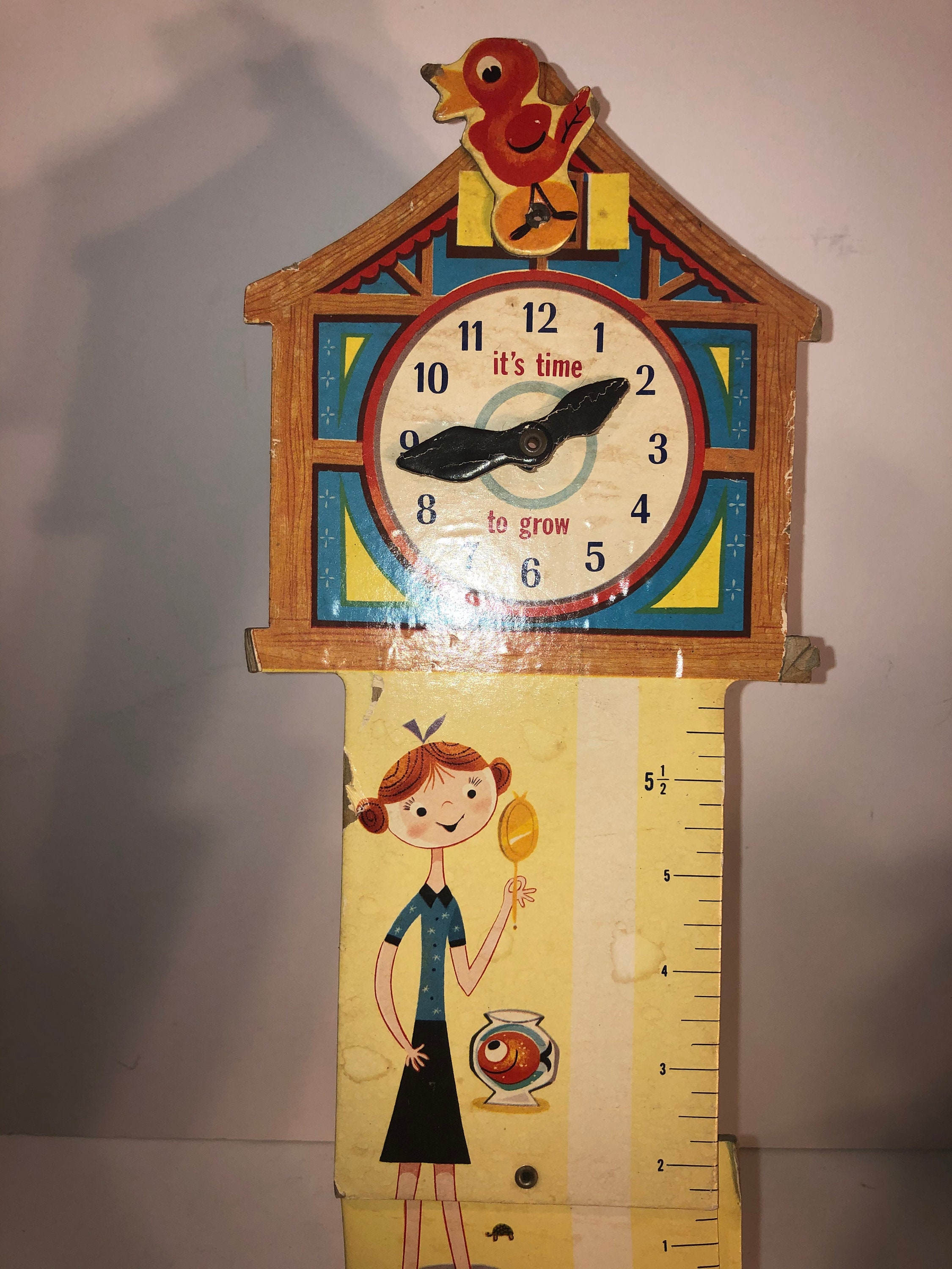 Its Time to Grow, Grandfather Clock Growth Chart - Etsy