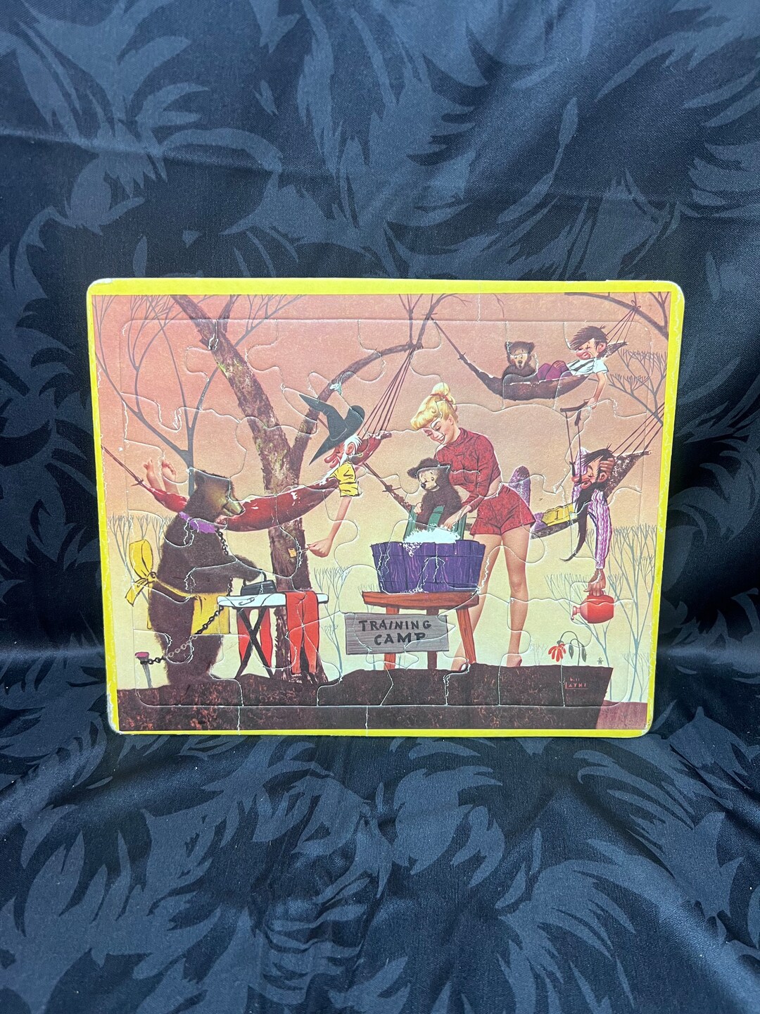 Bill Layne Training Camp Frame Tray Puzzle - Etsy
