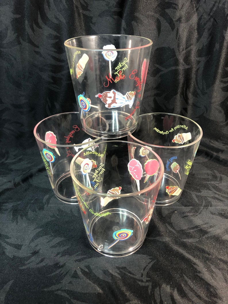 Acrylic Sweet Treats Pitcher and 4 Cups - Etsy