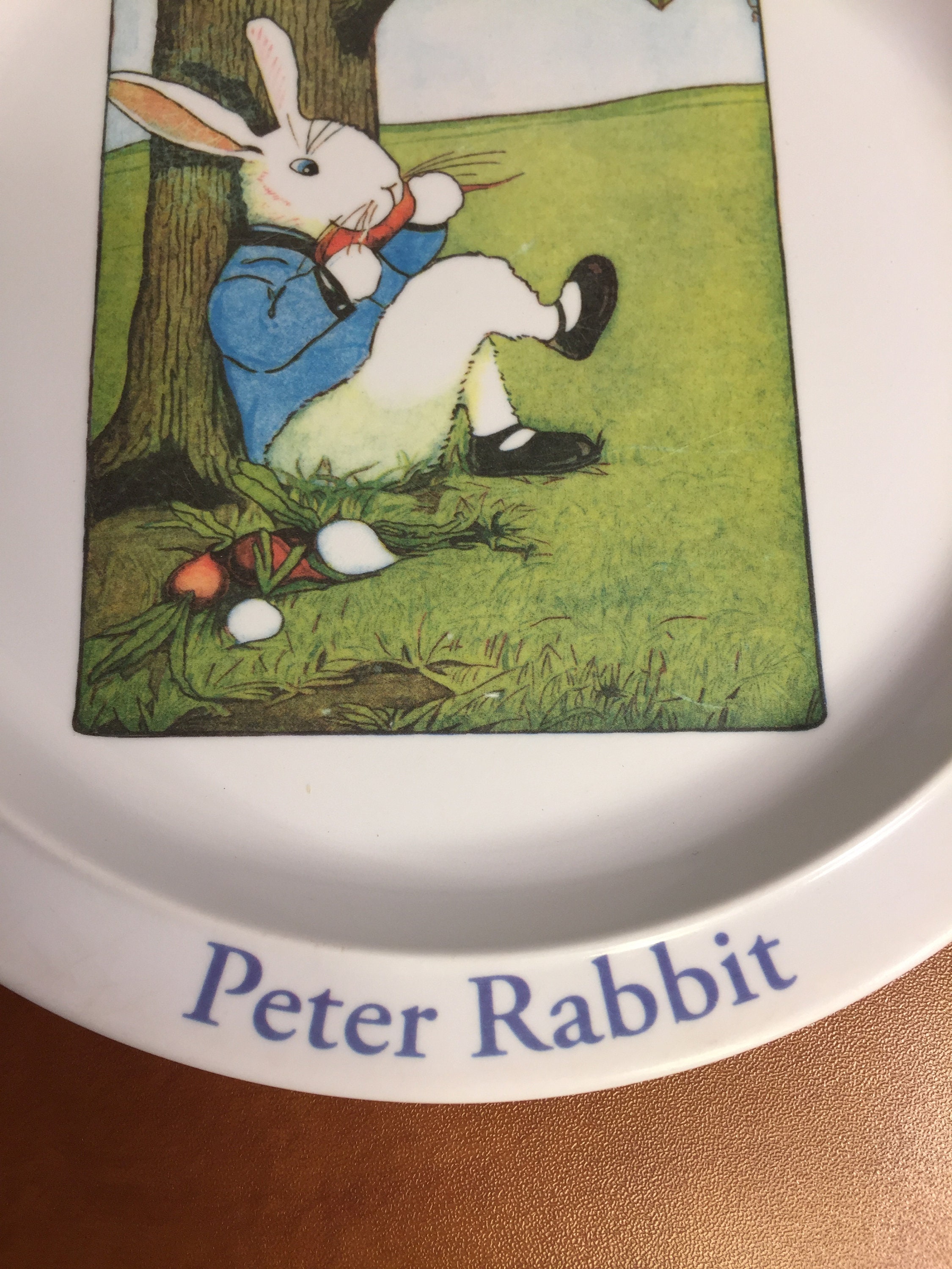 Peter Rabbit Plate Melamine - Etsy