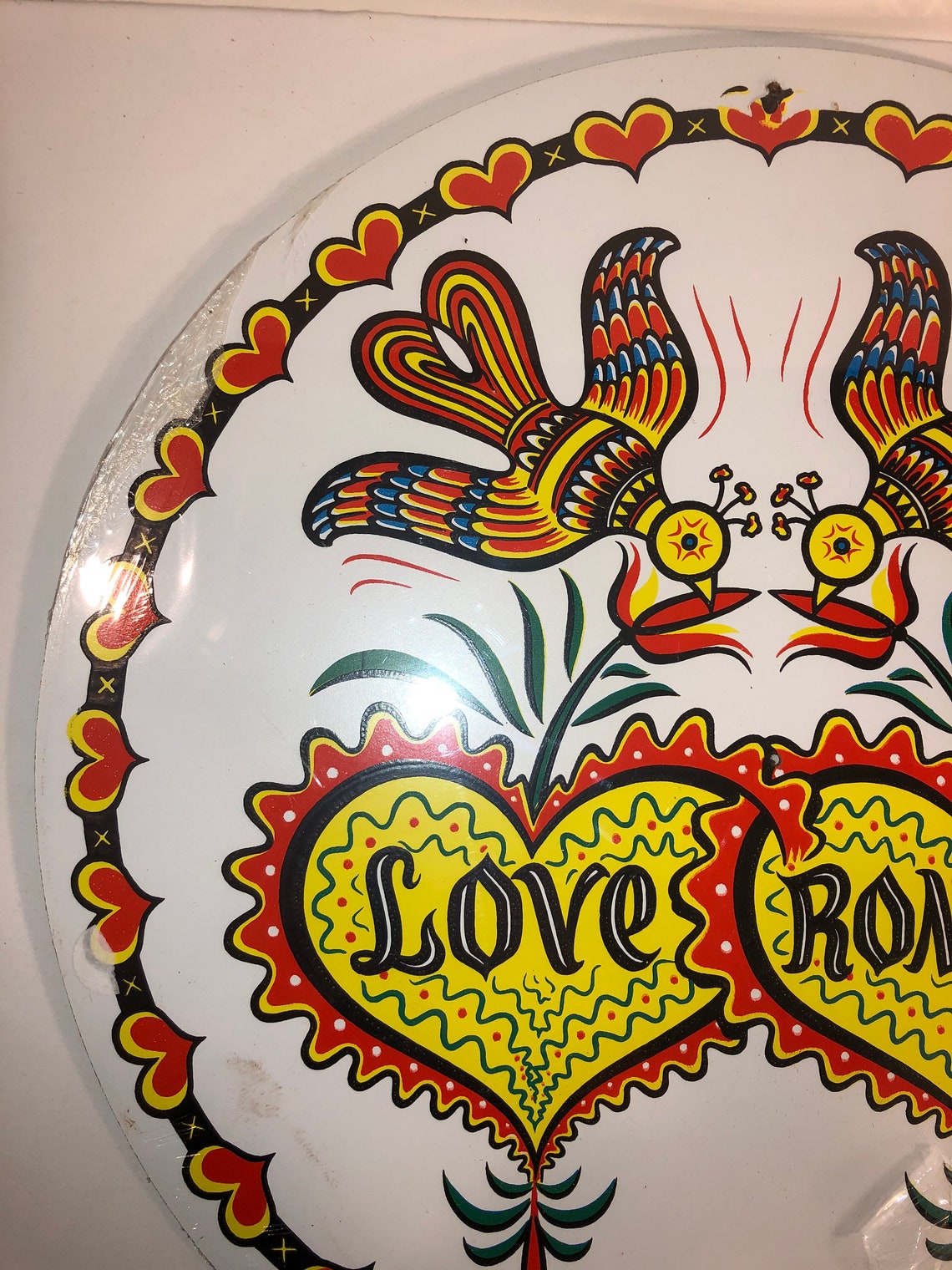 Pennsylvania Dutch Hex Sign, Folk Art, Distelfink, Love and Romance - Etsy