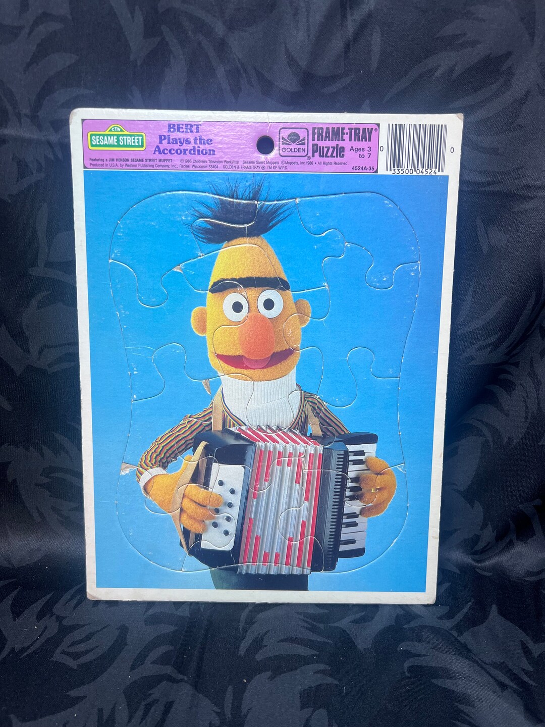 Bert Playing His Accordion Frame Tray Puzzle - Etsy