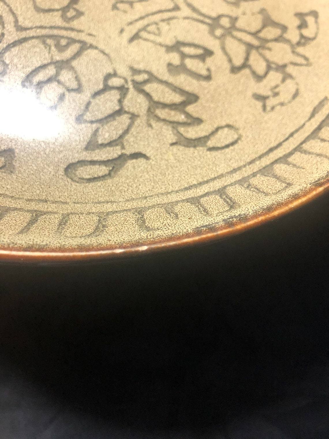 Pier 1 Batik Stoneware Salad Plate | Etsy