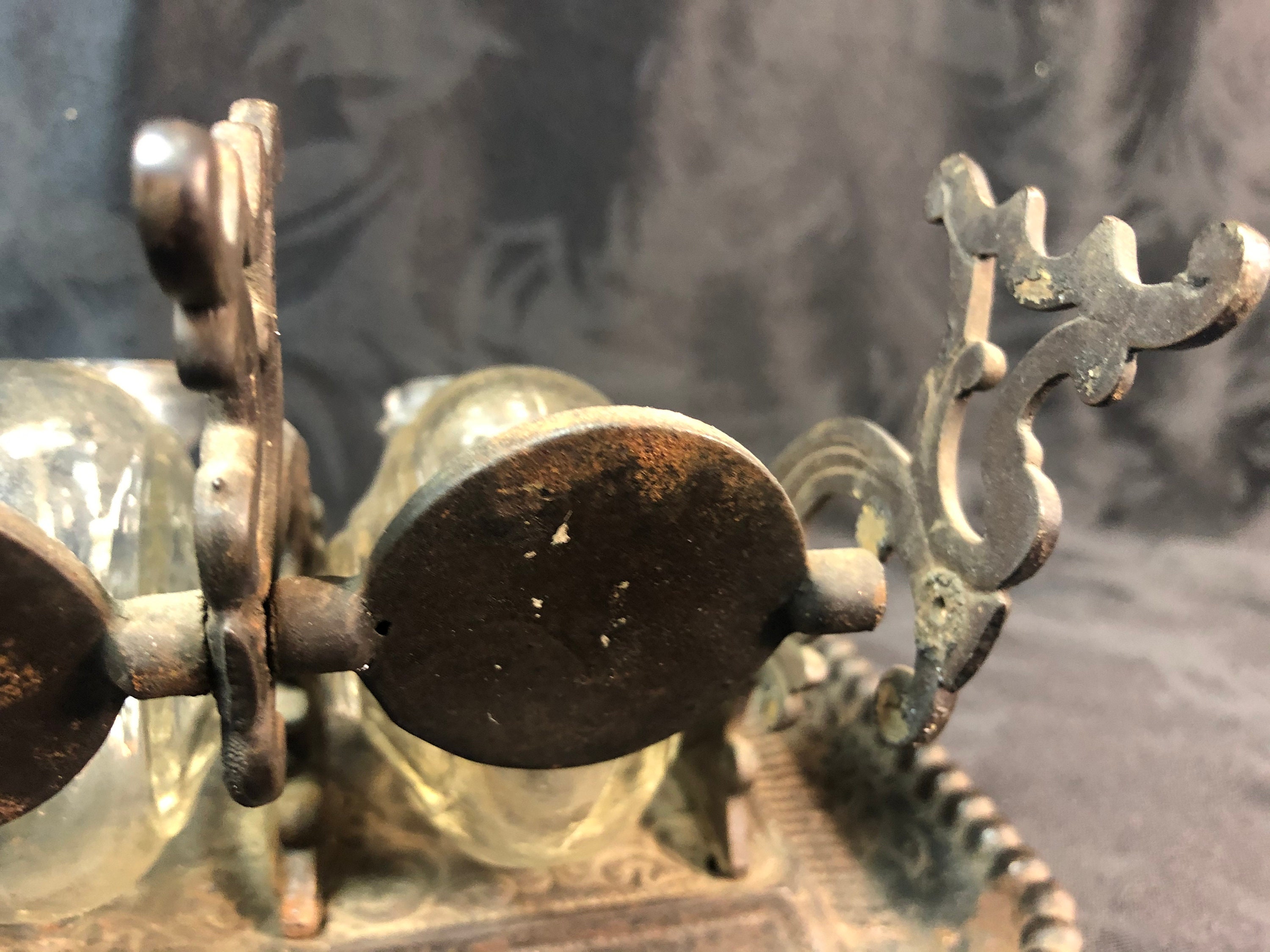 Victorian Cast Iron and Glass Congress Record Double Revolving Snail ...