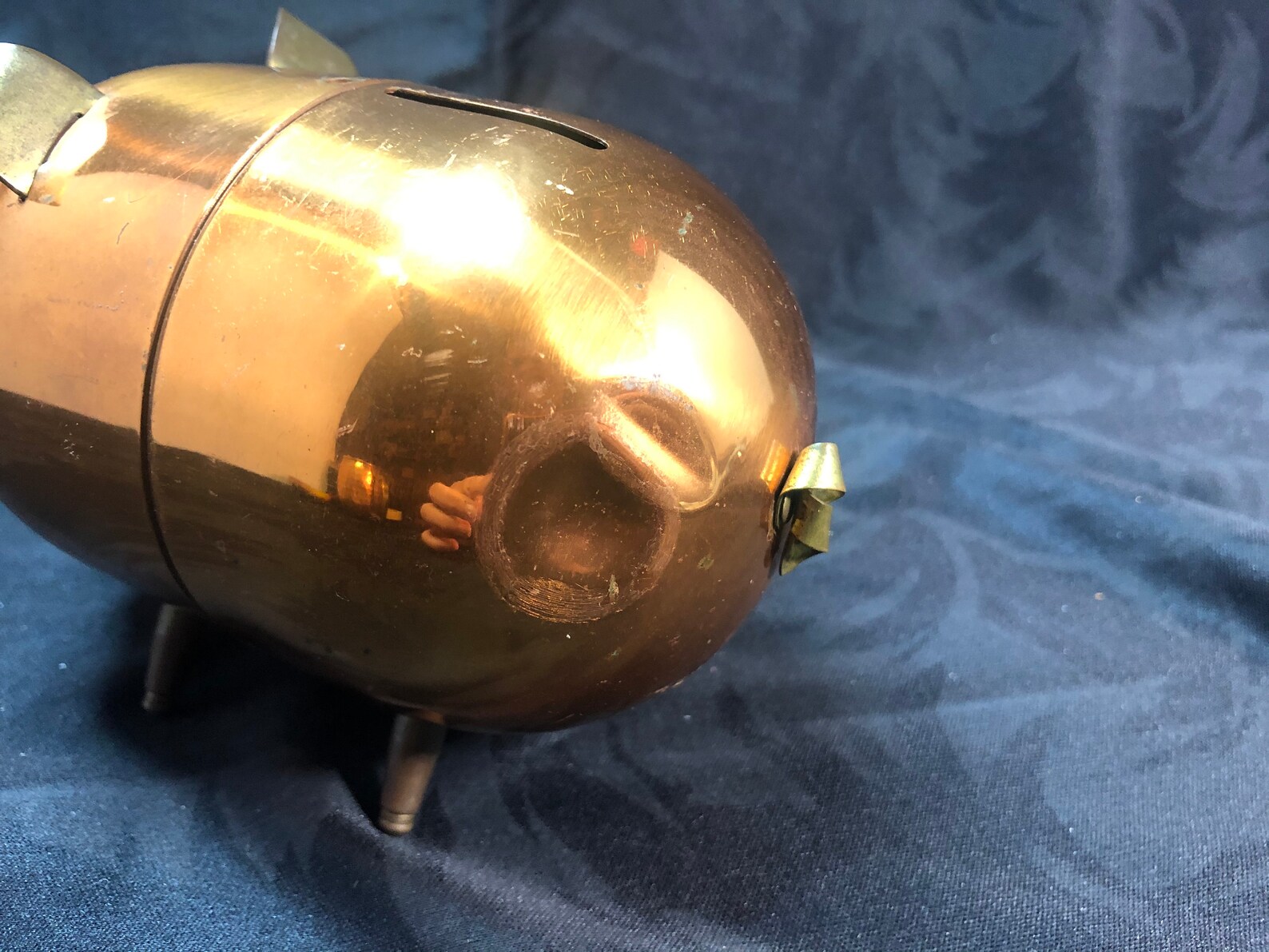 Copper Piggy Bank With Lenticular Mouth and Eyes, Kawaii - Etsy