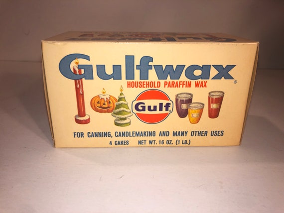 Gulfwax Paraffin Wax for Candle Making Canning NOS NIB | Etsy
