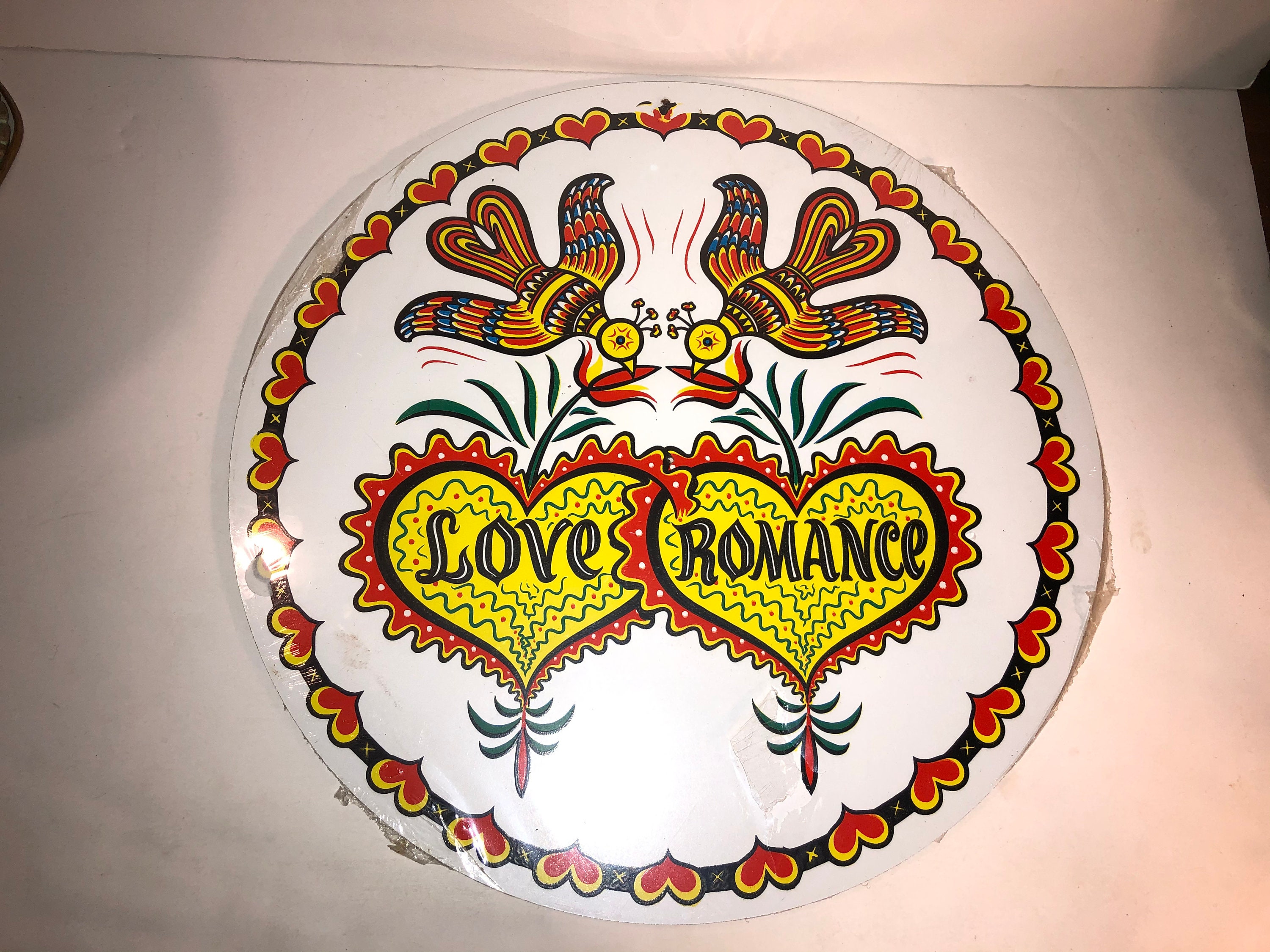 Pennsylvania Dutch Hex Sign, Folk Art, Distelfink, Love and Romance - Etsy