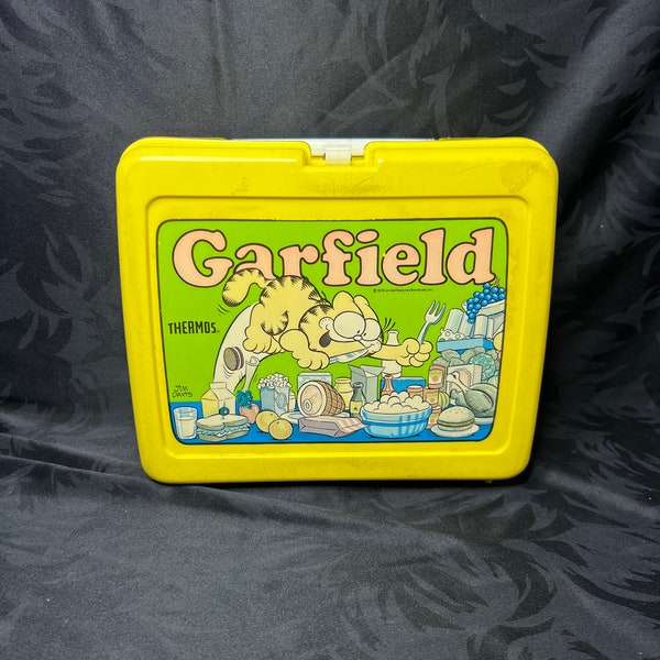 Garfield Lunch Box - Etsy