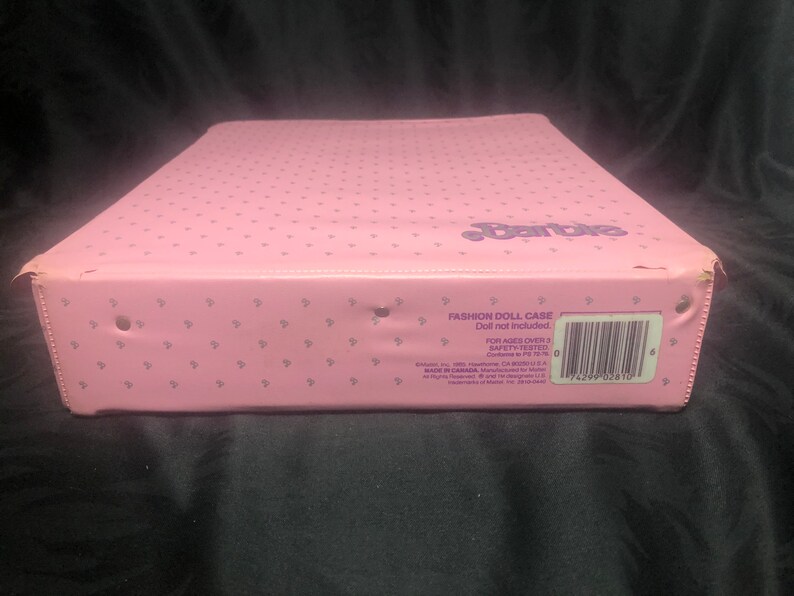 Pink Vinyl Barbie Doll Case - Etsy