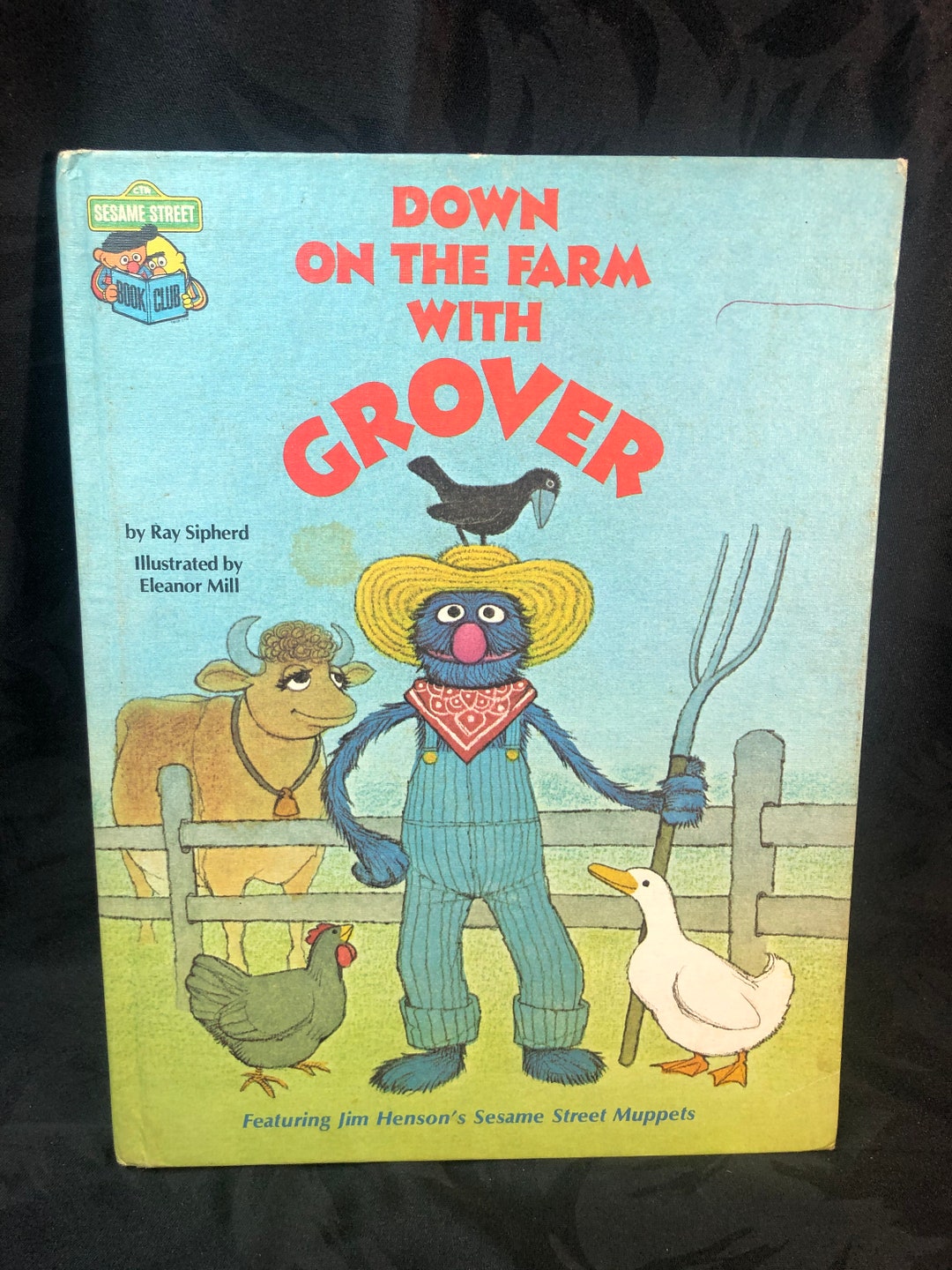 Sesame Street on the Farm With Grover Book - Etsy