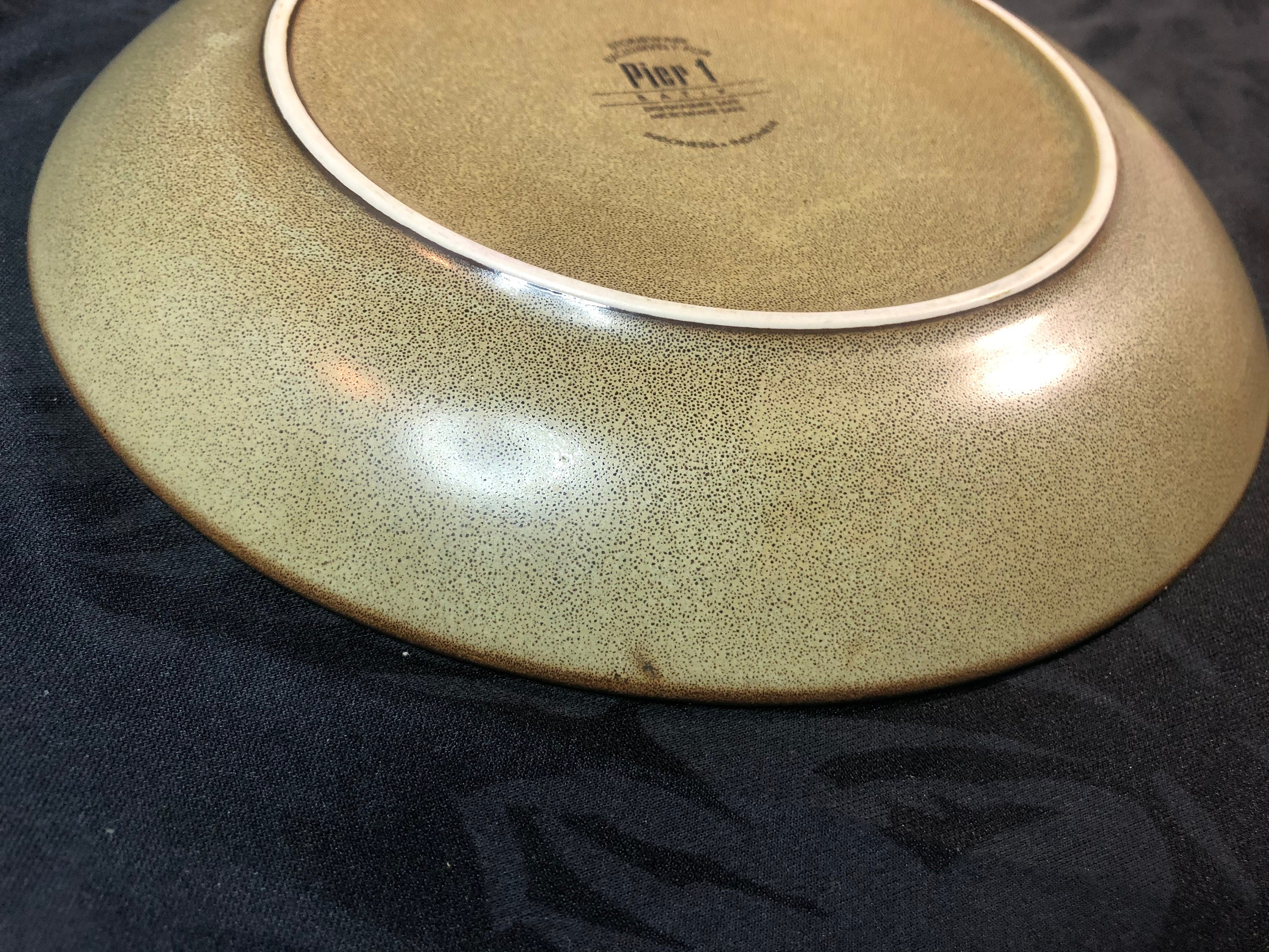 Pier 1 Batik Stoneware Salad Plate | Etsy