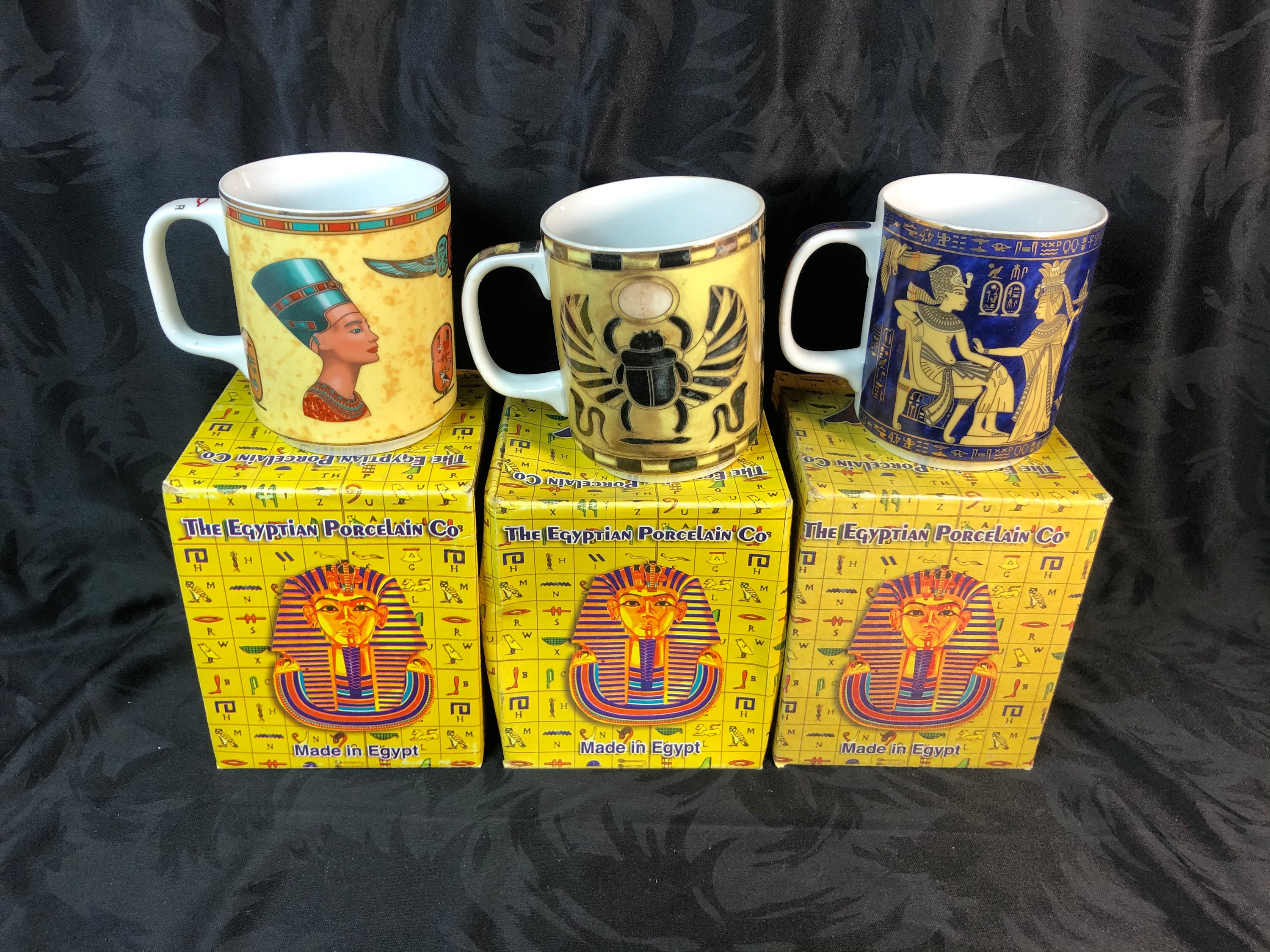 Egyptian Mug, the Egyptian Porcelain Company, Sculpture Fathi Mahmoud ...