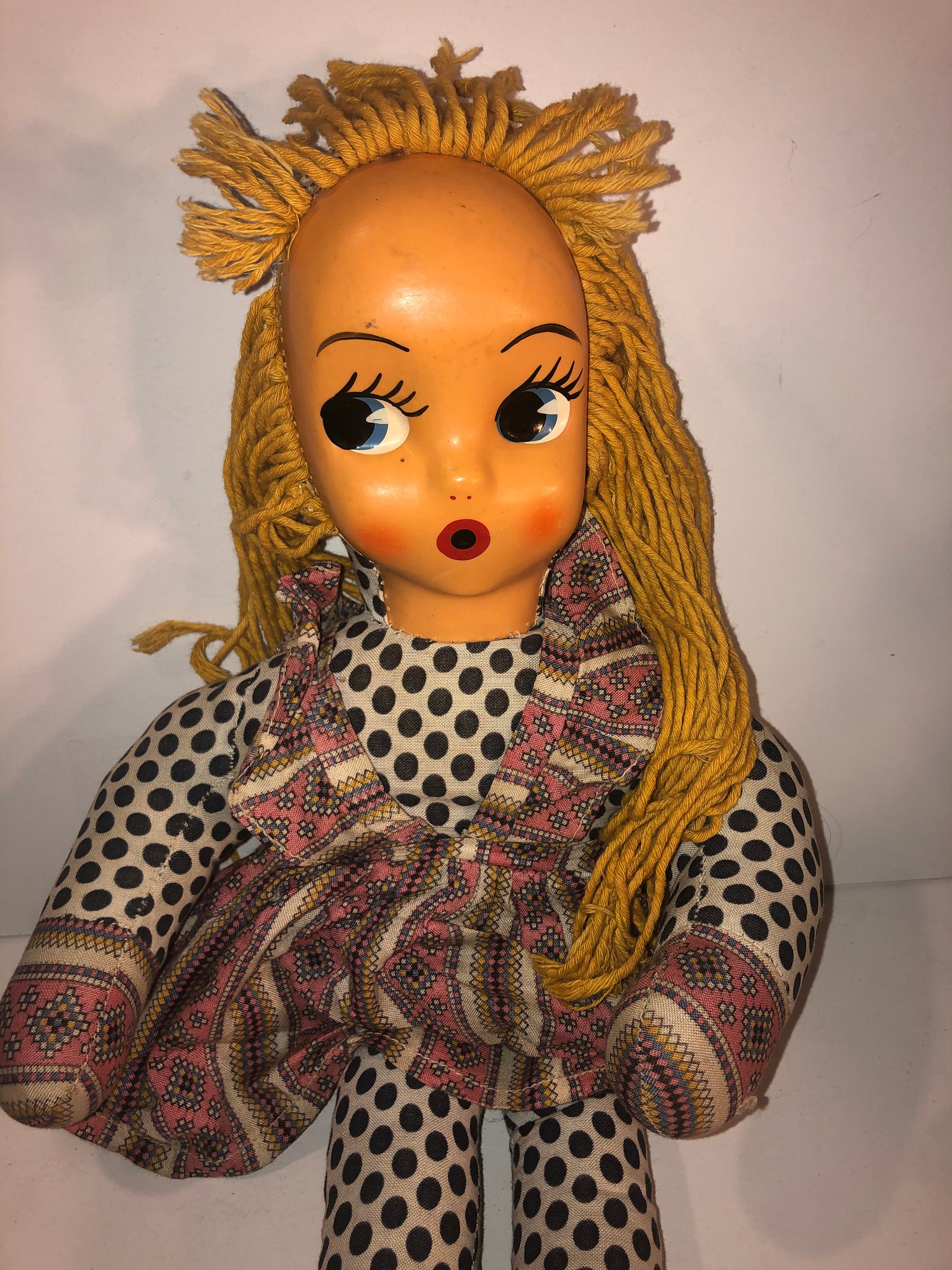 1940s Mask Face Cloth Doll - Etsy