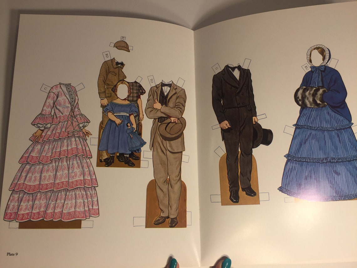 Vintage Paper Dolls American Family of the Civil War Era, NOS - Etsy
