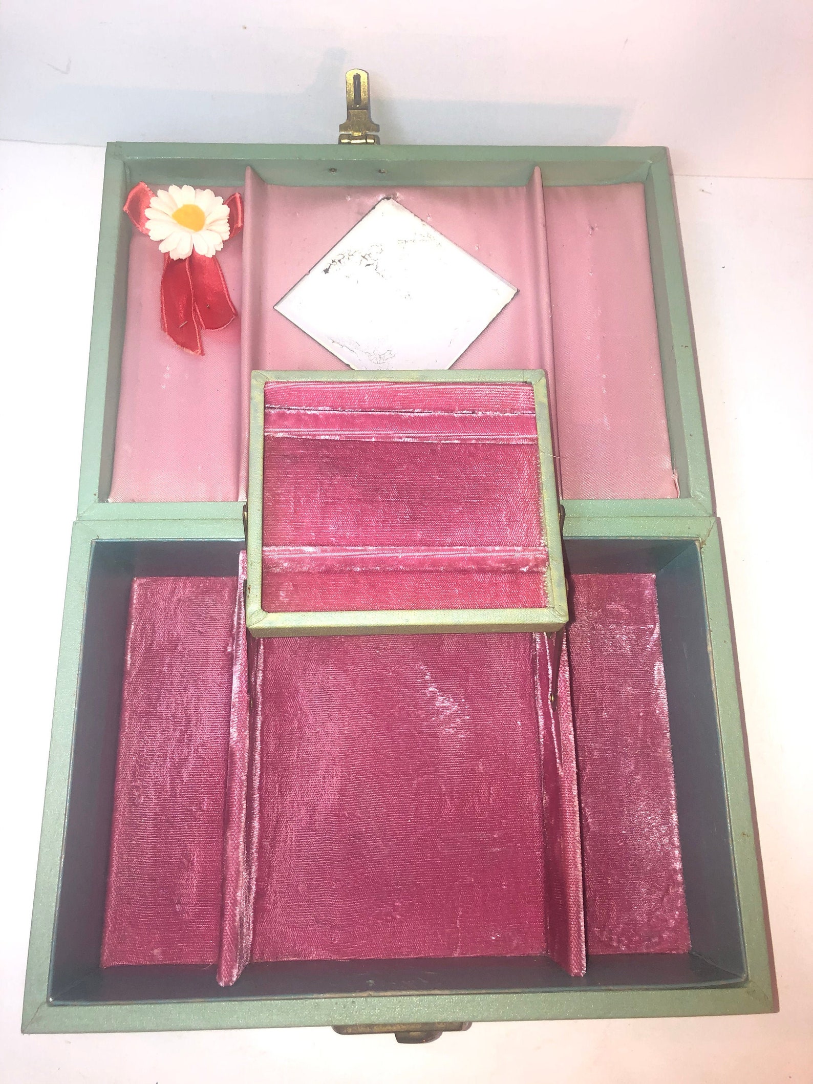 Light Green Jewelry Box | Etsy