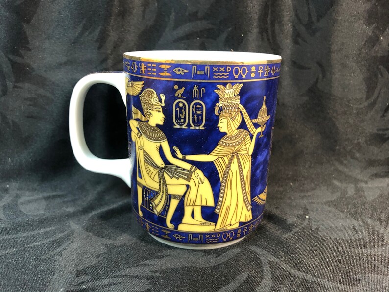 Egyptian Mug the Egyptian Porcelain Company Sculpture Fathi | Etsy