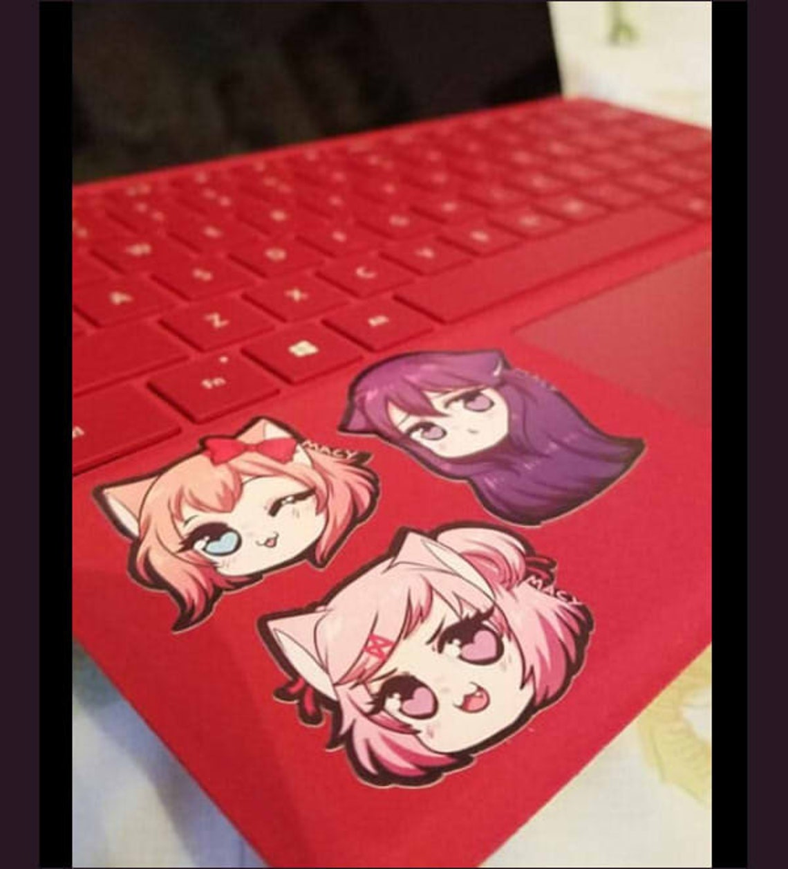 Doki Doki Literature Club Sticker Set - Etsy