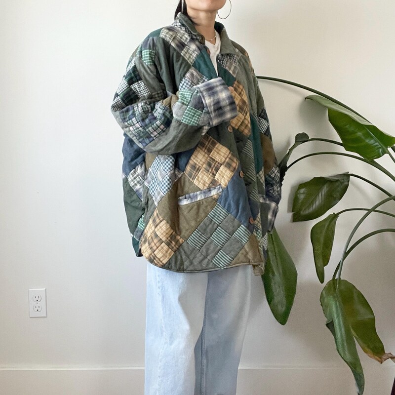 Patchwork Jacket - Etsy