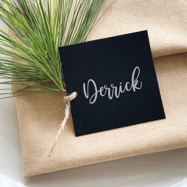 Winter Place Cards - Etsy