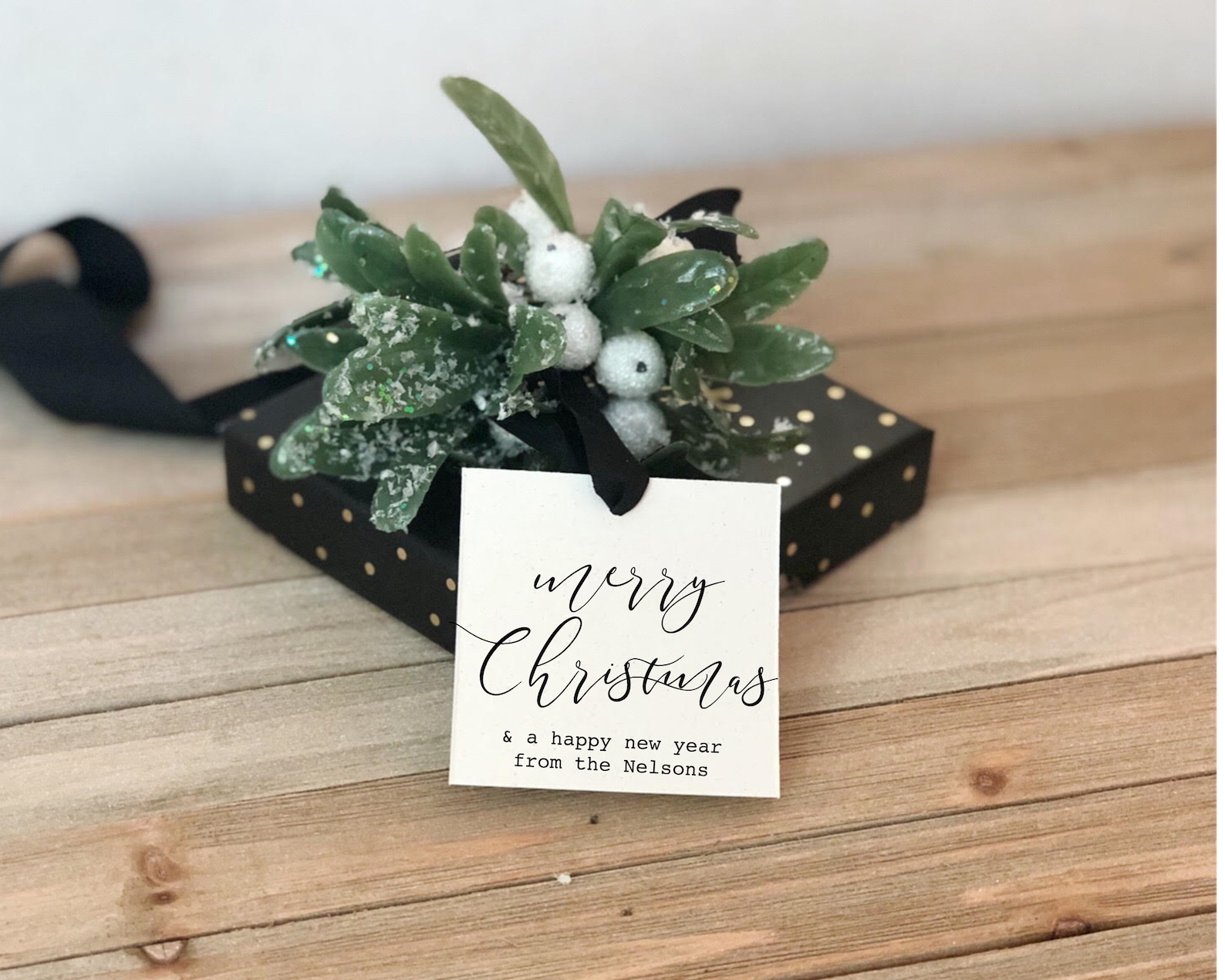 Simple Christmas Tags Personalized Tags for Christmas Gift - Etsy