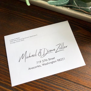 Wedding Invitation Envelope Printing, Custom Envelope Printing, Wedding ...