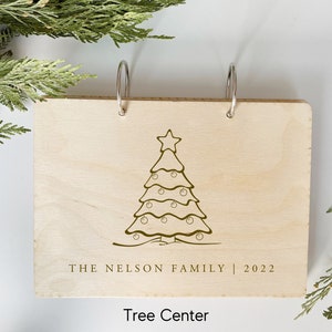 Christmas Card Keeper, Card Photo Album , Personalized Christmas Card ...