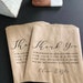 Wedding Thank You Note Thank You Favor Bag Elegant Wedding - Etsy