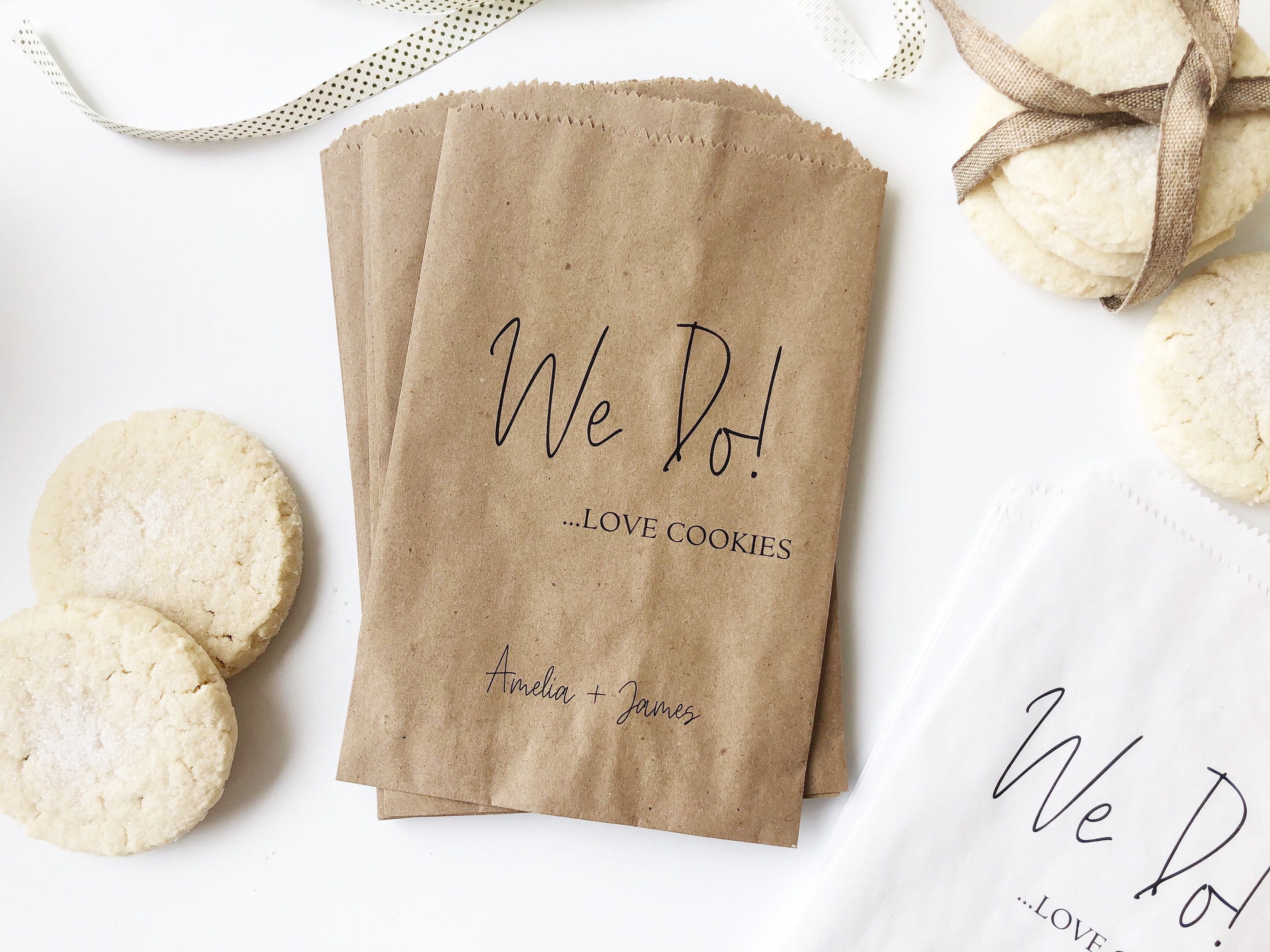 Wedding cookie Bags Personalized Treat Bags for Your Wedding | Etsy