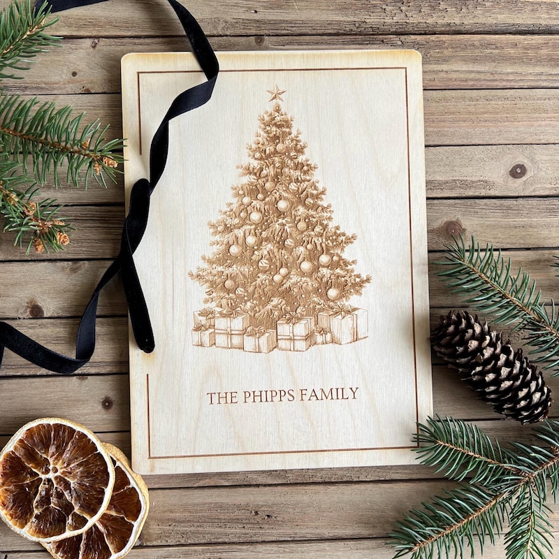 Christmas Card Album - Etsy