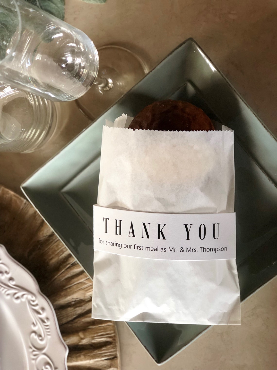 Wedding Bread Wraps Wedding Napkin Wraps Linen Wraps | Etsy