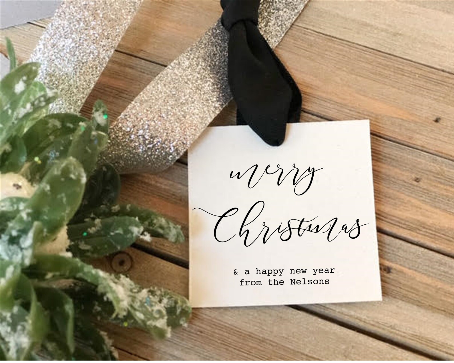 Simple Christmas Tags Personalized Tags for Christmas Gift - Etsy