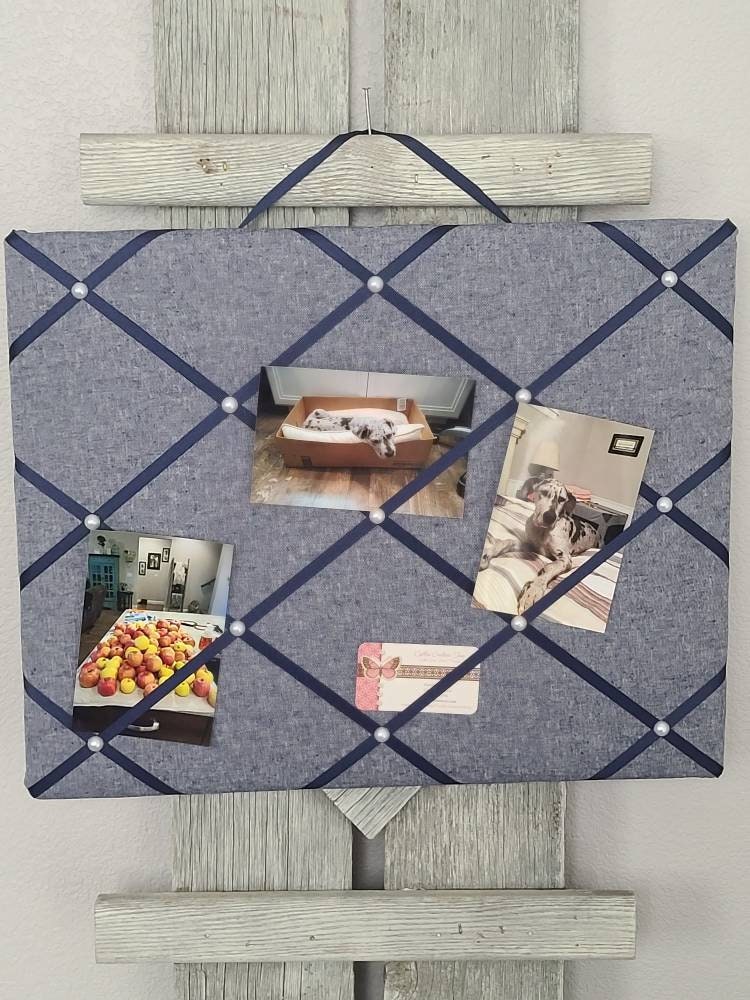 Fabric Memory Board / Vision Board / Photo Board / Goal Board - Etsy