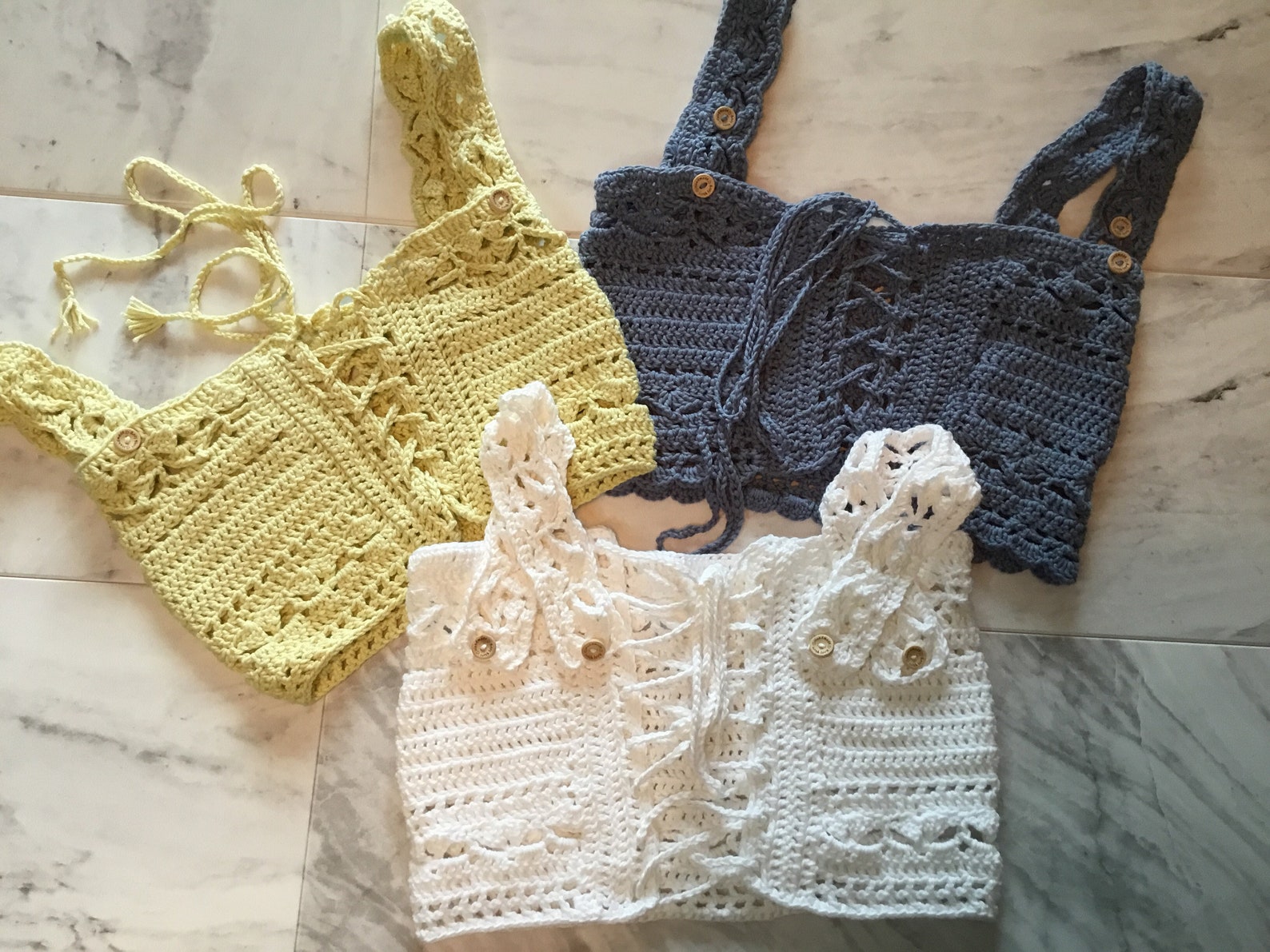 Crochet Pattern PDF Basque Style Tube Top With Optional Straps Fully ...