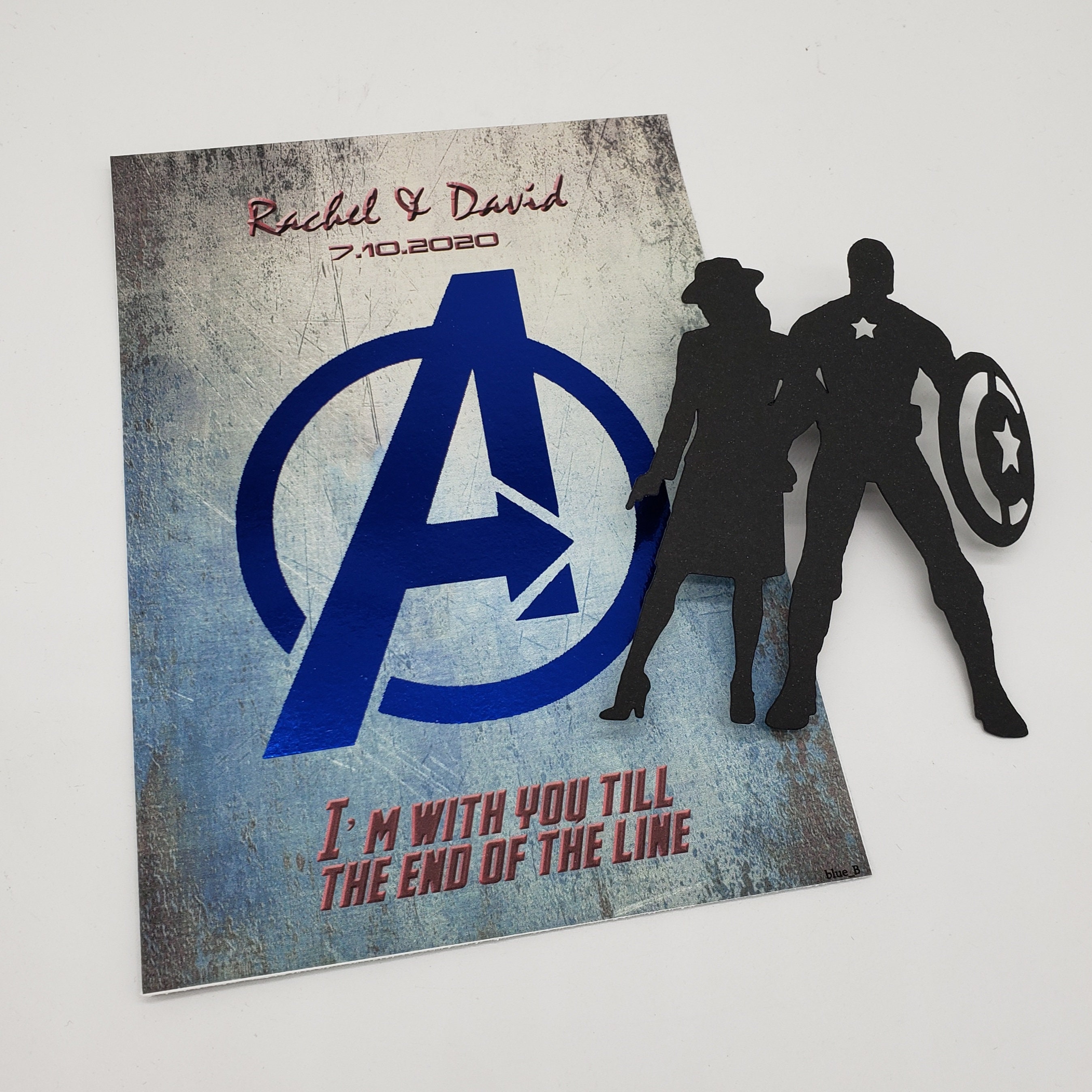 5x 7 Shadow Box Personalized Captain America and - Etsy