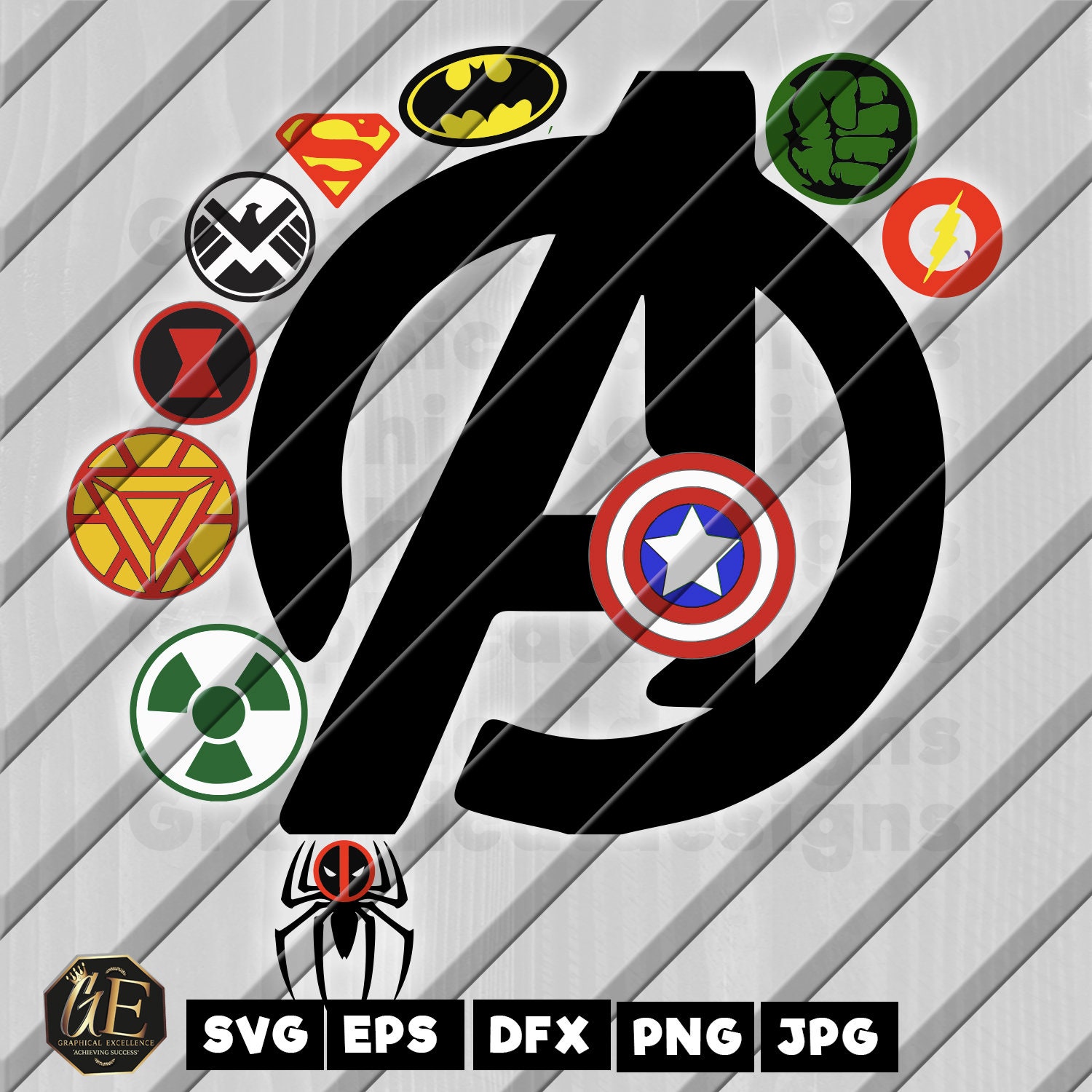 Marvel Superhero Symbols