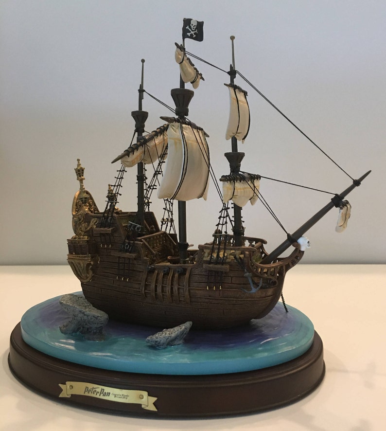 WDCC Peter Pan Pirate Ship jolly Roger - Etsy WDCC Peter Pan Pirate Ship jolly Roger - Etsy