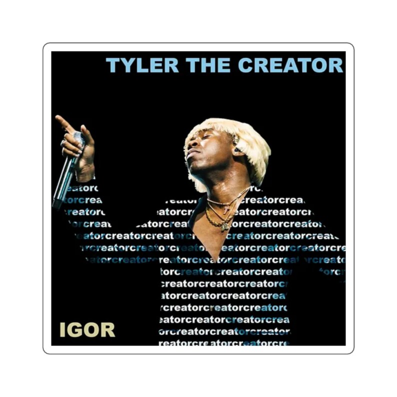 Tyler the Creator Igor Album Cover Poster Square Stickers - Etsy