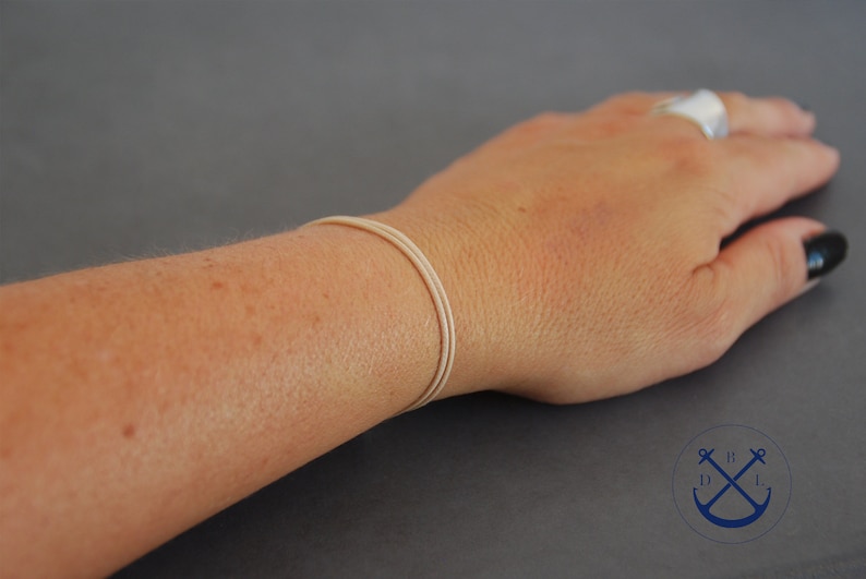 Simple Thin Minimalist Bracelet for Men Women, Surfer Bracelet Handmade ...